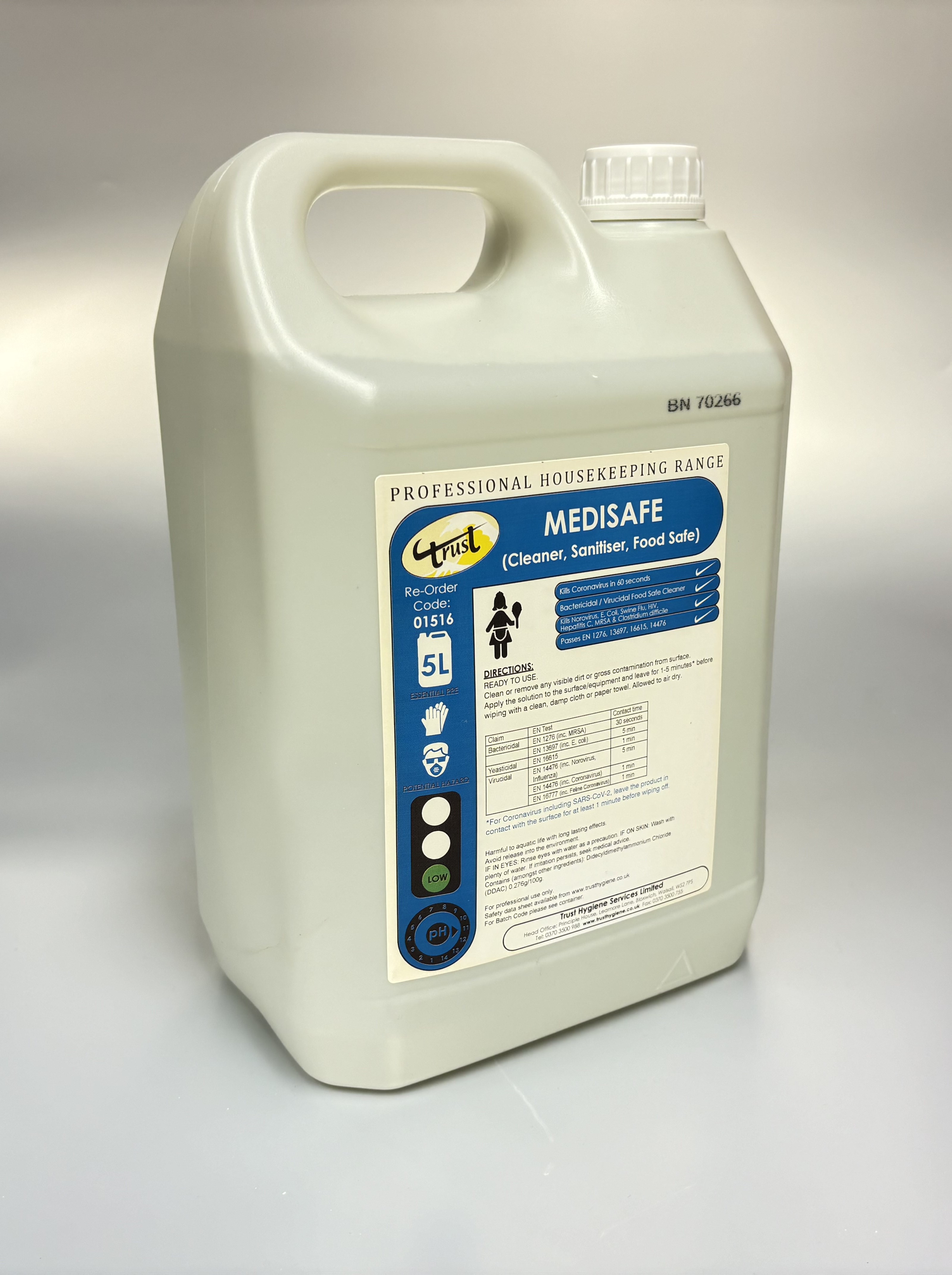 Medisafe Cleaner/Sanitiser Food Safe 2x5L Ready To Use(MH) | Trust